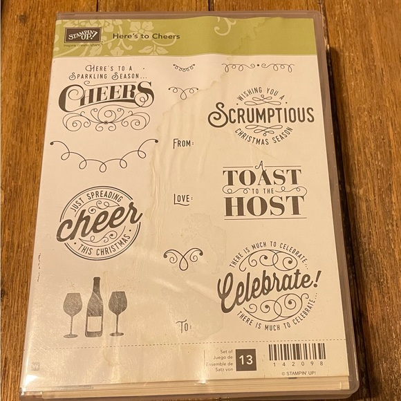 Stampin' Up! | Design | Stampin Up Heres To Cheers Stamp Set | Poshmark
